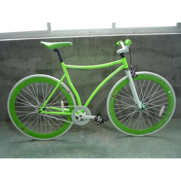 Quality Affordable RED MIX BULE Colorful Fixed Gear Bike Fixie Bicycle with Steel Stem 10kg for sale
