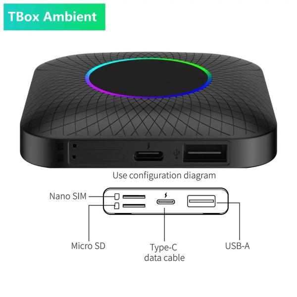 Quality 4+64gb Ai Box Wireless Adapter Carplay Android Auto AI Box Dongle Bluetooth 4.2 for sale
