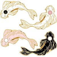 Quality Custom Soft Enamel Lapel Pins Anime Rose Gold Badge SGS for sale