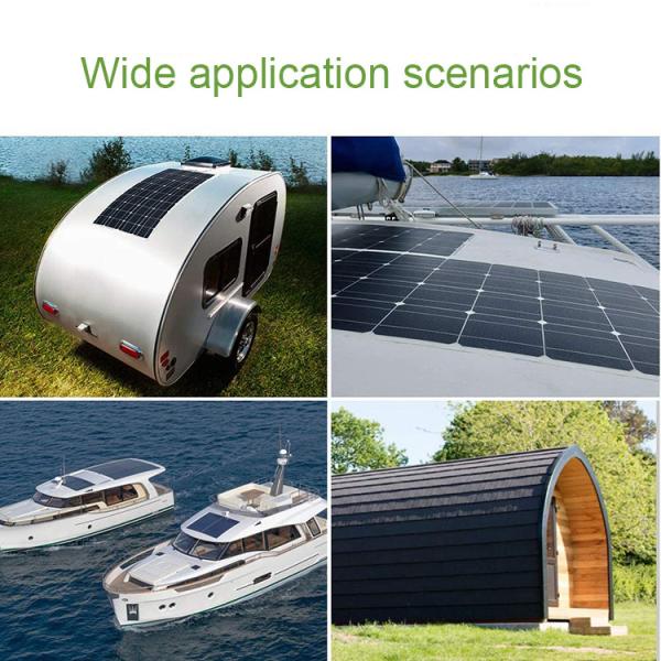Quality 18V 170w Flexible Monocrystalline Solar Panel Photovoltaic Module for sale
