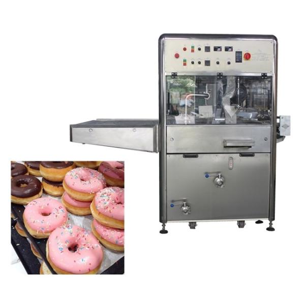 Quality Donut Coating 1200mm Chocolate Enrobing Equipment for sale