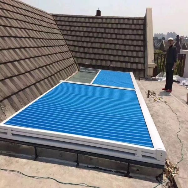 Quality Aluminium Motorized Retractable Pergola Conservatory Skylight Awning for sale