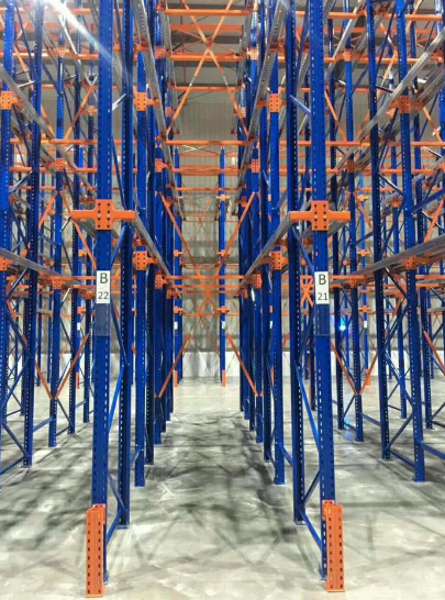 Quality Multiple Level Drive In Warehouse Racking Storage Solution For Cold Chain for sale