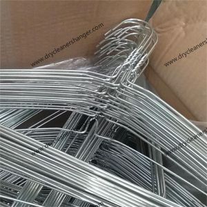 Quality Strong Diameter Galvanized Wire Hanger 16inch For Launderettes And Dry Cleaners for sale