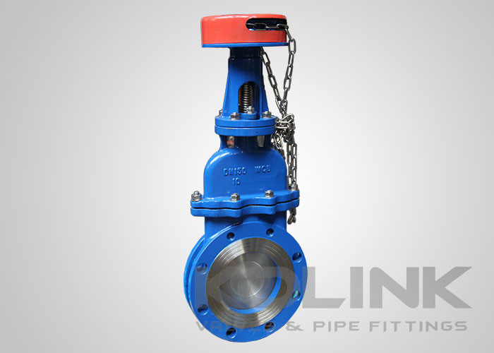 Quality Bonneted Knife Gate Valve Flanged DN50-DN1200 Class150 Manual or Pneumatic for sale