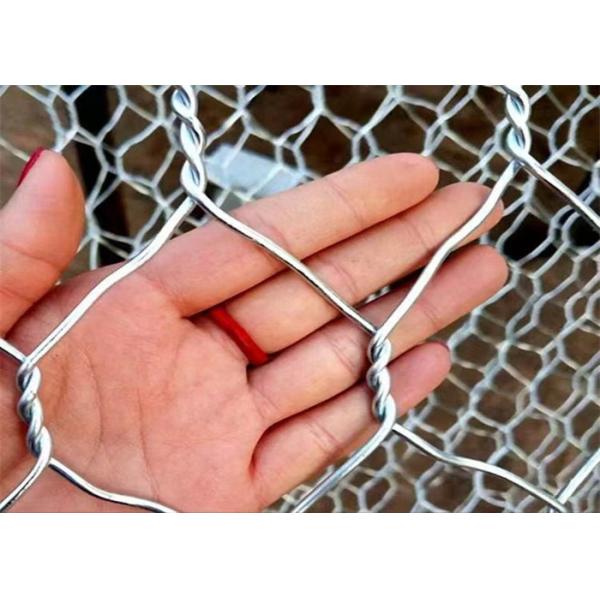 Quality Wire Mesh Gabion Box Galvanised Gabion Mattresses 2.0 - 4.0 Mm Wire Diameter for sale
