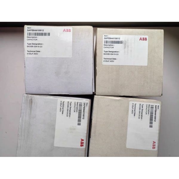 Quality 3AFE64410512 | ABB | B43586-S9418-Q3 DC Capacitor for sale