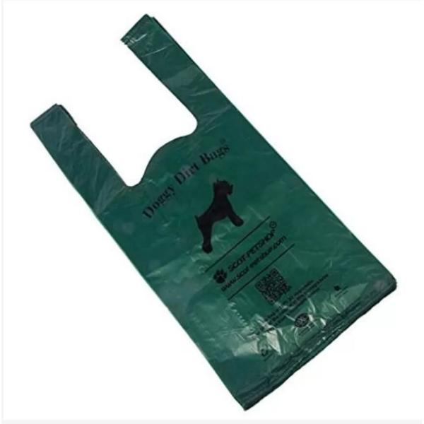 Quality ASTM D6400 EN13432 PLA Compostable Water Soluble Poop Bags for sale