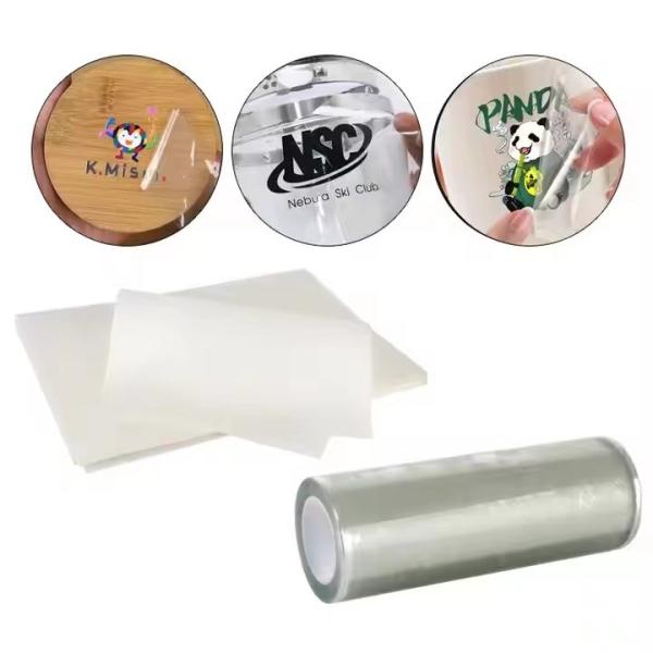 Quality 30*100cm Roll UV DTF Transfer AB Film A3 UV DTF A Film Free B Film For UV Label Sticker Printing for sale