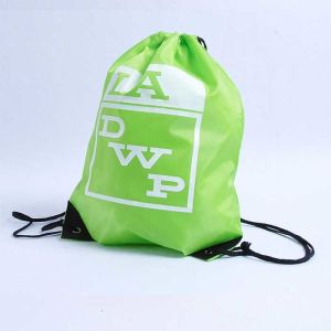 Quality Grocery Foldable Drawstring Bag Eco Friendly Anti Static for sale