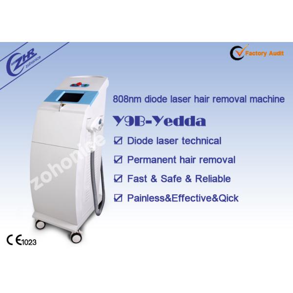 Quality 12*12mm Crystal Diode Laser Cheek Hair Removal Machine for sale