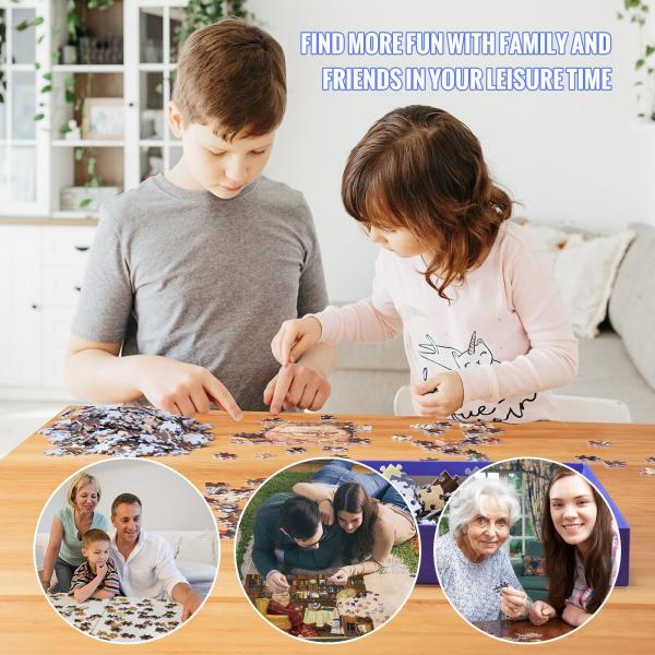 Quality Custom Printing Giant Jigsaw Puzzle For Adults 1000 Pieces Matte Laminated for sale