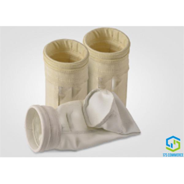 Quality Round Fiberglass Filter Bags Good Dimension Stability for sale
