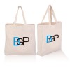 china Eco Friendly Printed Cotton Canvas Totes Bulk Bag With Double Handles