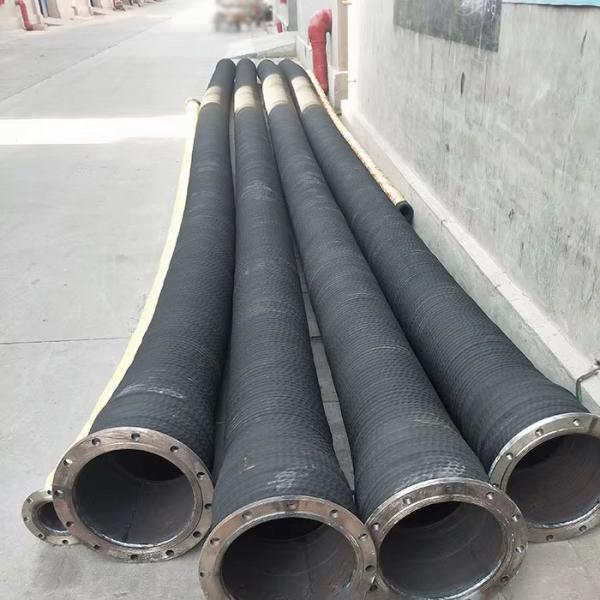 Quality Flexible Mud Rubber Slurry Grout Dredge Suction Hose 1/2 Inch for sale