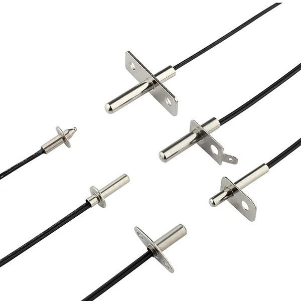 Quality 50K 100K Temperature Sensor NTC , Double Layer High Temperature Thermistor Sensor for sale