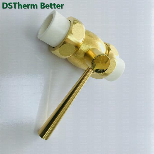 Quality Sanitary PN20 110mm Male PPR Double Union Ball Valve for sale