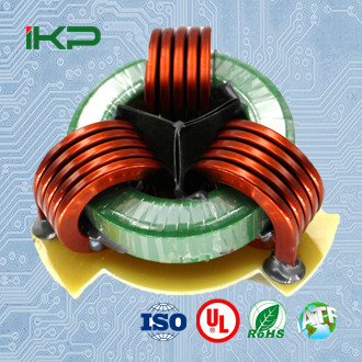 Quality Horizontal Three Phase Common Mode Choke Coils with Flat Wire Vertical Winding for sale