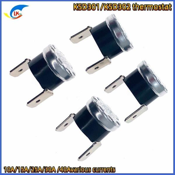 Quality KSD302 Series 250V 16A/30A Thermostat Protector High Current Temperature Control for sale