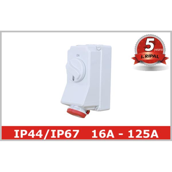 Quality IEC CEE Power Distribution Interlocked Socket with Machanical Switch for sale