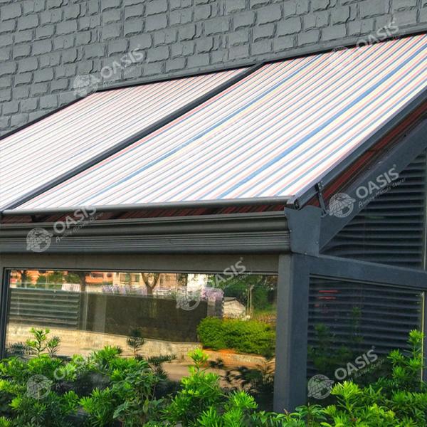 Quality OEM ODM Spanish Fabric Electric Sunshade Awning For Hotels And Mansions for sale