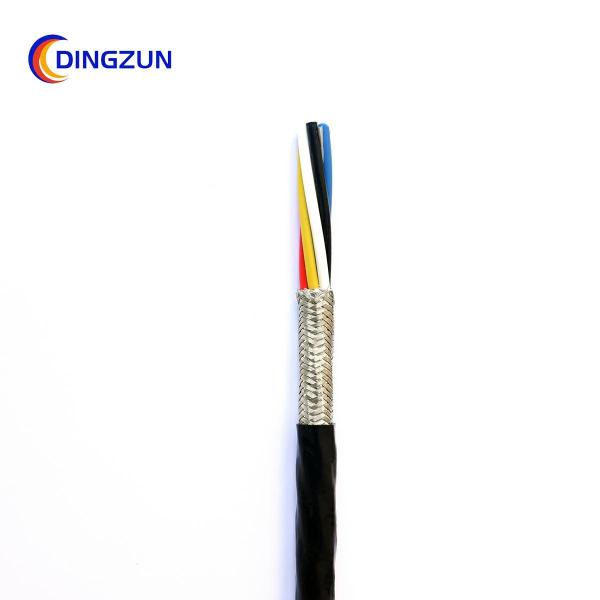 Quality H05SS-F AFPF 6 Cores FEP Insulated Multi Core Shielded Cable For Remote Control for sale