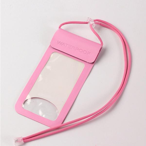 Quality Humanity Design Waterproof Cell Phone Pouch , TPU Transparent Phone Pouch for sale