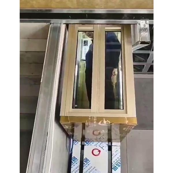 Quality Low Noise Small Space Compact Residential Elevators Slender Smooth Running for sale