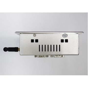 Quality Silver Panel Mount Windows Embedded Touch Screen Panel PC 2 RS232 Interface for sale