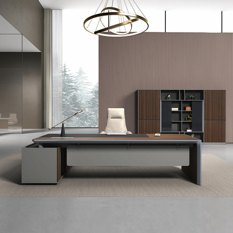 2.2M High-end L Shape Boss Office Desk Executive Office Desk And ...