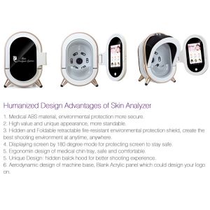 Quality Auto 3D Skin Analyzer Portable Facial Skin Scanner With Ipad 8KG Weight for sale