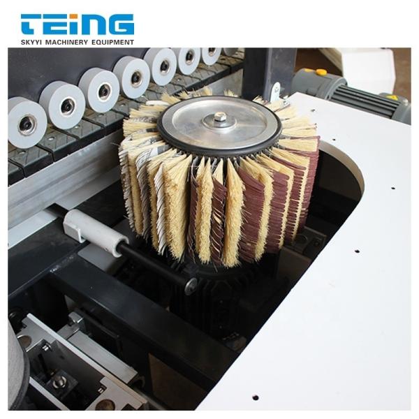 Quality Woodworking Process Automatic Vertical Side Polishing Machine with 0.75KW*3 for sale