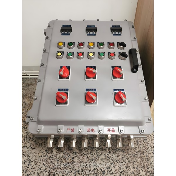 Quality IP65 Exd Station Control Panel Box Closed Hazardous Distribution Box Station for sale