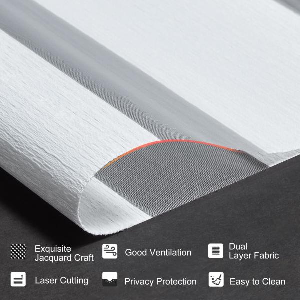 Quality 100% Polyester Outlet Roller Blind Zebra Fabric with Wooden Pattern for sale