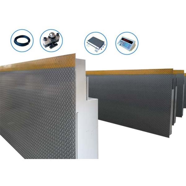 Quality 12MM Digital Truck Scales , 100T Heavy Duty Truck Scales for sale