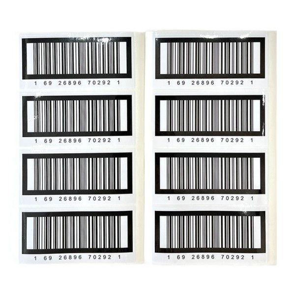 Quality Custom Print Matte Silver Heat Resistant Barcode Labels Adhesive Multilayer for sale