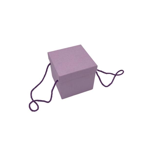 Quality Elegant Paper Gift Packaging Box Exquisite Cotton Handle Recyclable Feature for sale