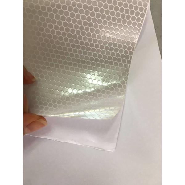 Quality High Visibility PVC Honeycomb Reflective Flex Banner Printable For Advertisement for sale