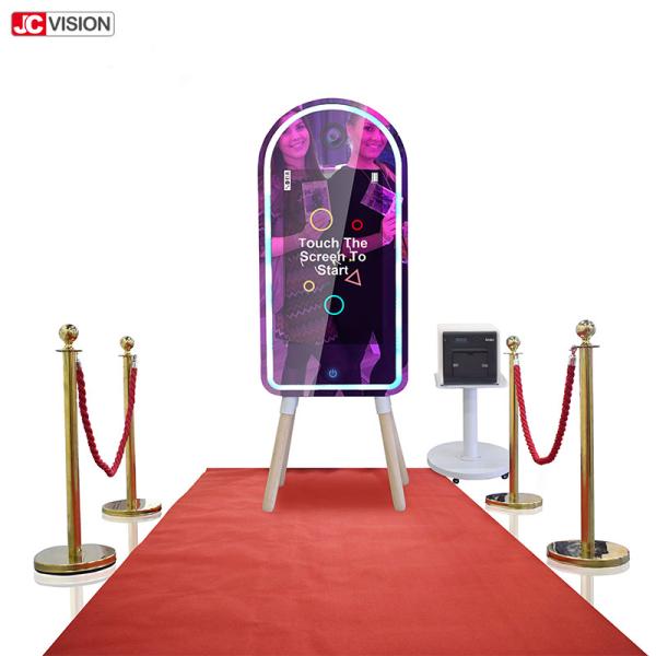 Quality Touchscreen DIY Smart Mirror Smart Mirror Photo Booth Kiosk For Wedding for sale