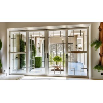 Ventilated Residential Aluminium Sliding Glass Doors Fireproof ODM