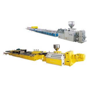 Quality WPC Celuka / PVC Foam Board Machine , 400kg/H Output PVC Extruder Machine for sale