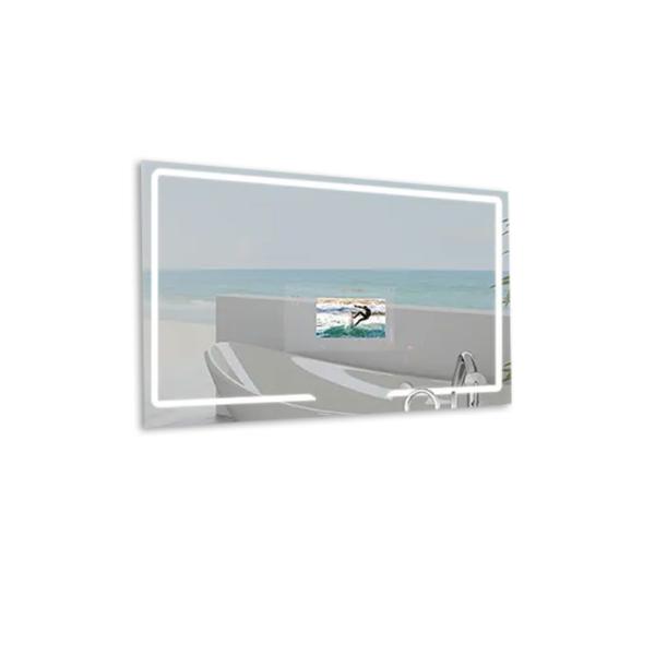 Quality 27 Inch LCD Illuminated Touch Screen Smart Mirror Waterproof For Bathroom for sale