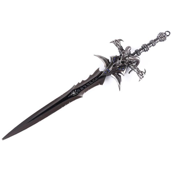 Quality Frostmourne 22CM World Of Warcraft Sword Keychain Mini Katana Cosplay for sale