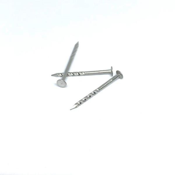 Quality Twist Shank 304 Stainless Steel Flat Head Nails Rust Protection for sale