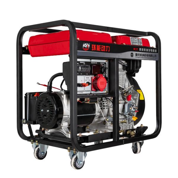 Quality Electric Manual 4 Stroke 6kw Single Cylinder Diesel Generator for sale