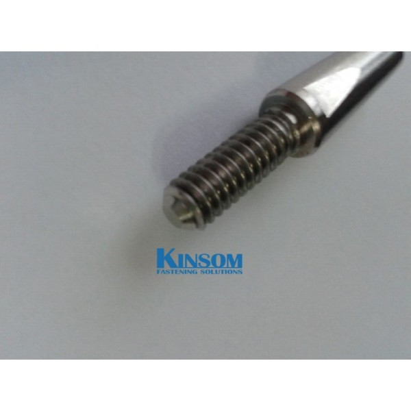 Quality Special SUS screw with shallow slot machining part for sale