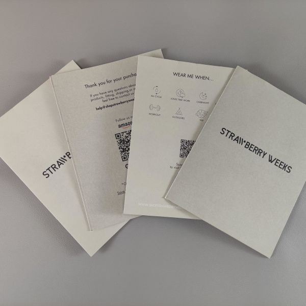 Quality Clothing Instruction Manual Customized Card with Matte Lamination Surface for sale