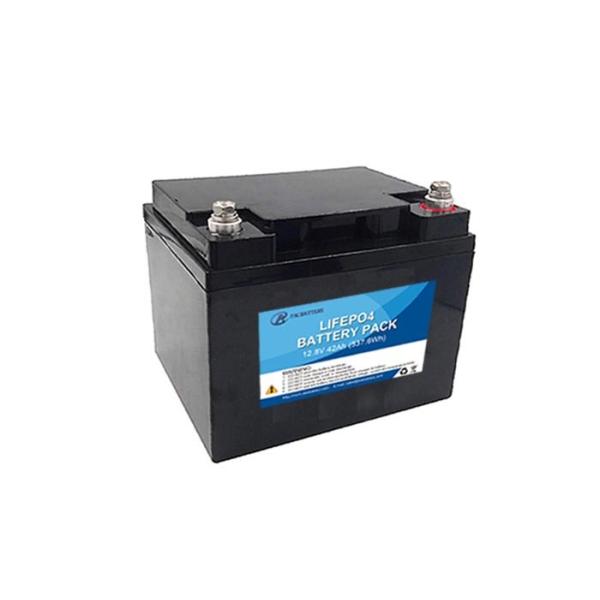 Quality 12V 40Ah LiFePO4 Solar Battery , No Memory Effect Lithium Iron Phosphate Battery for sale