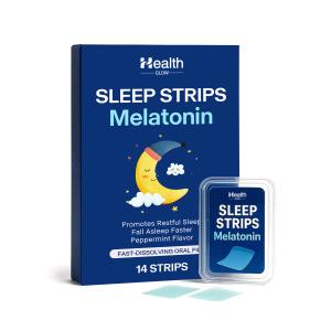 Quality Vegan Melatonin Oral Strip Sugar-Free Fast-Melt Supplement Private Label for sale