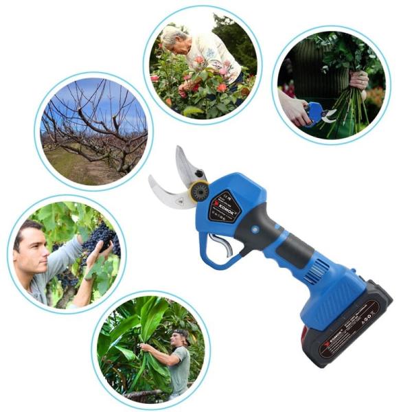 Quality Rechargeable Battery Powered Pruning Shears , Professional Electric Secateurs for sale